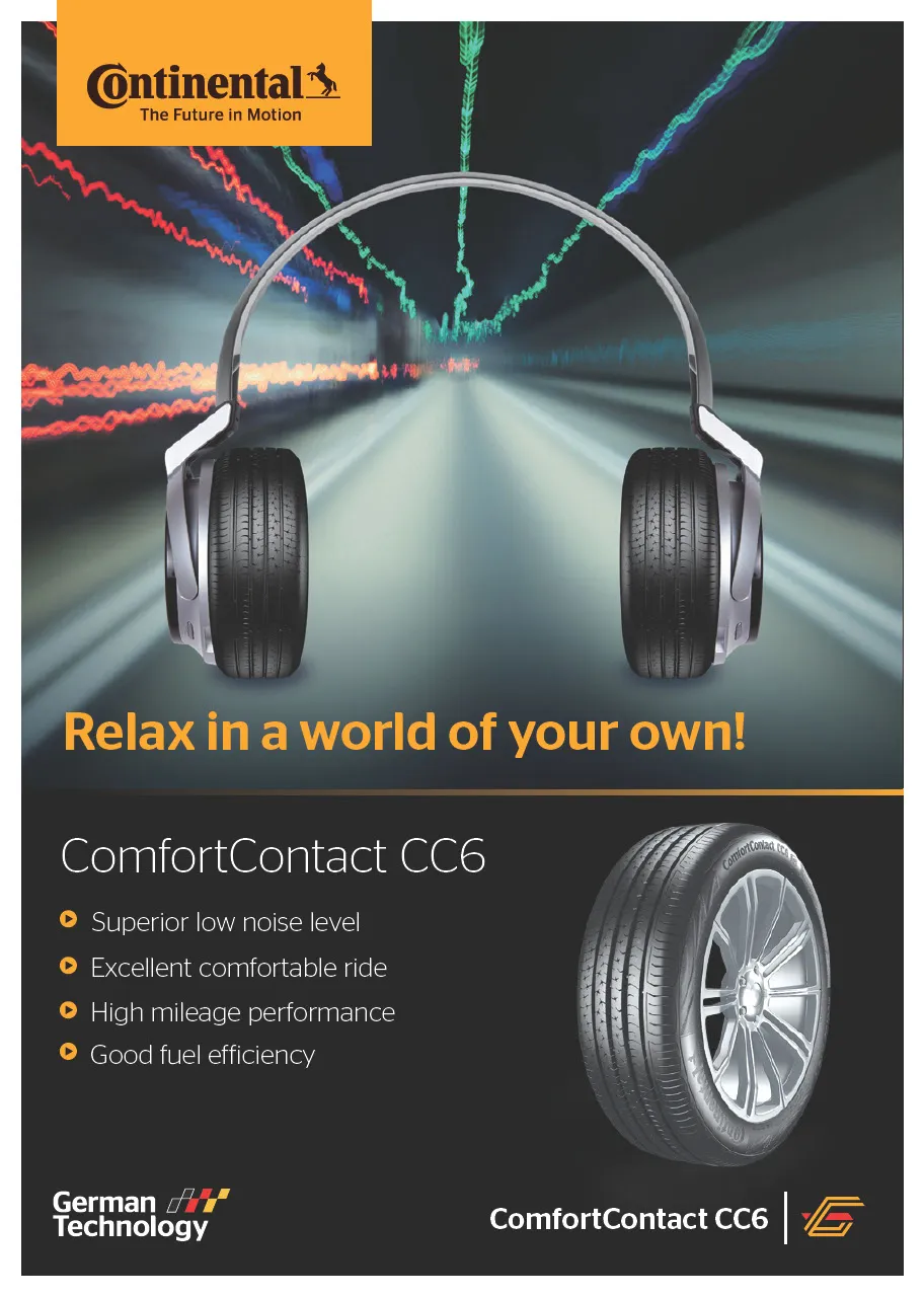 Tyre - Continental ComfortContact CC6 165/80 R14 tubeless 85 T